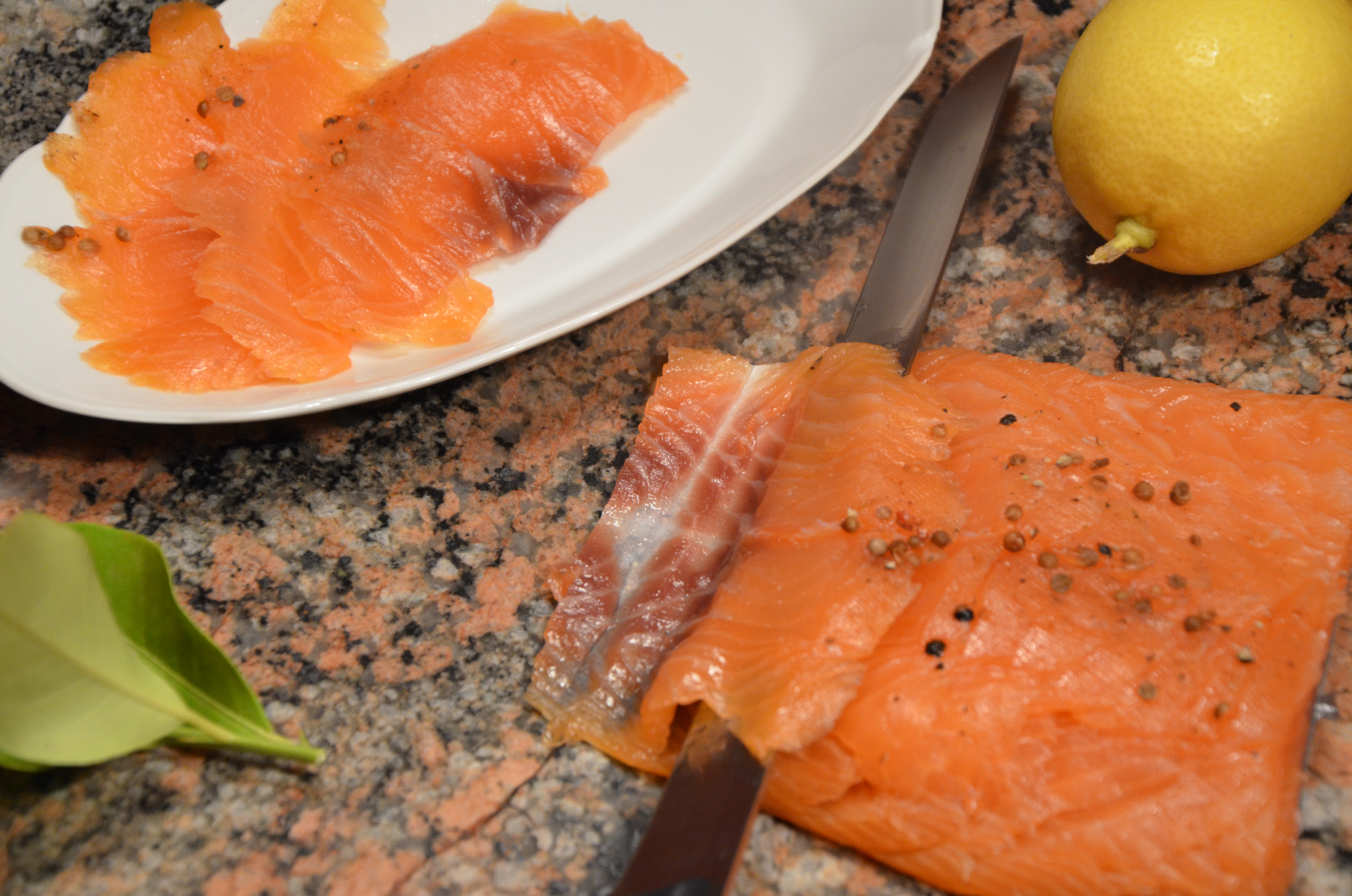 Trancher le saumon fumé selon Stéphane